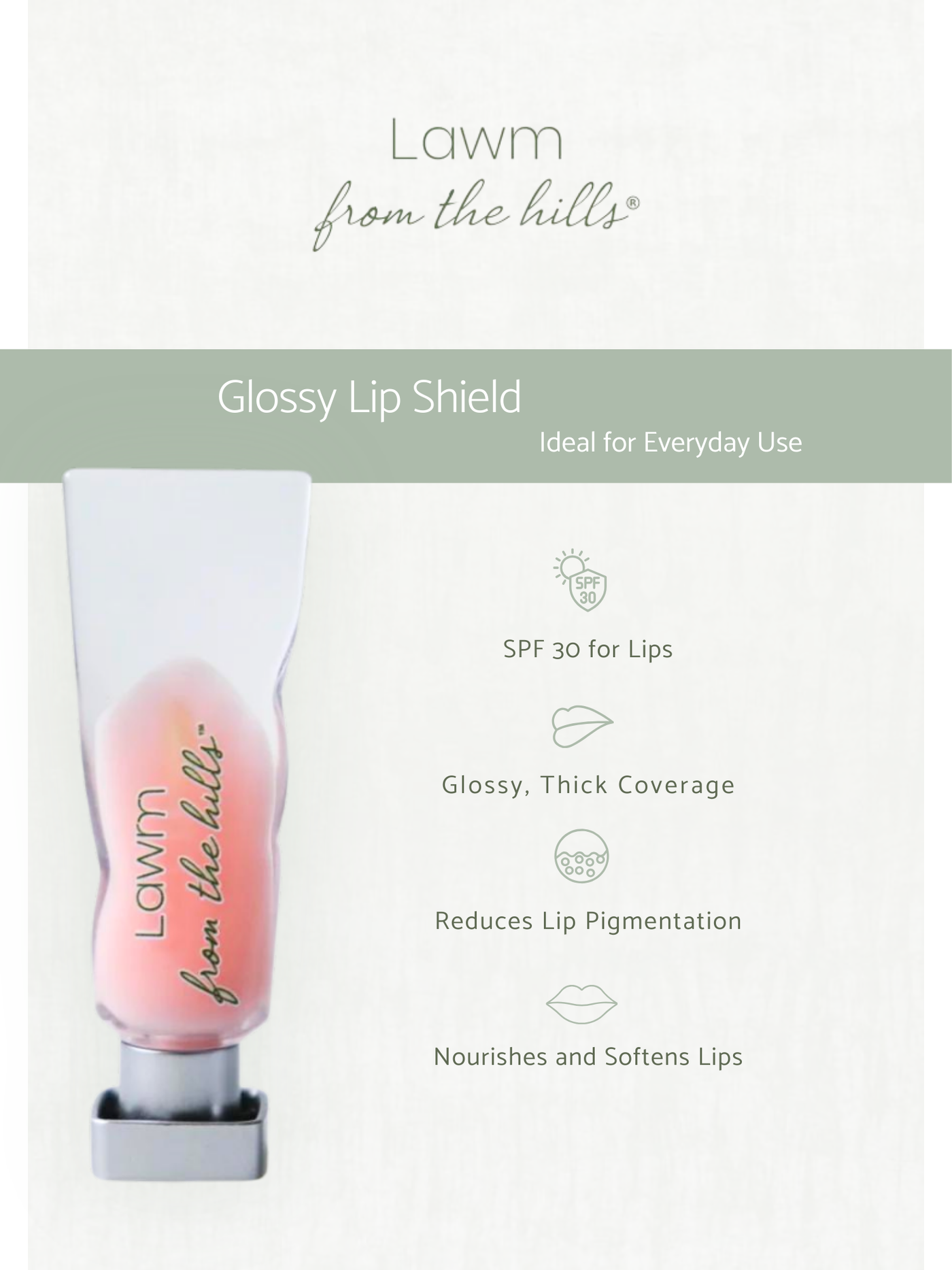 Glossy Lip Shield – Lawm from the hills